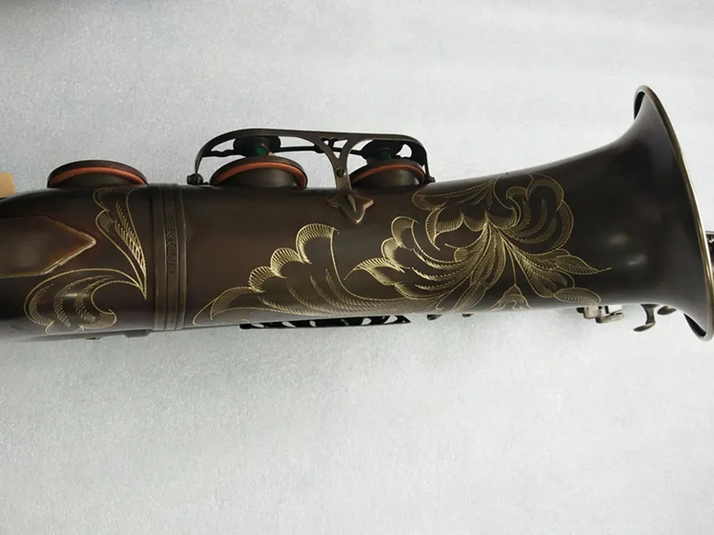 Professional Tenor Saxophone - Matte Black, Antique Copper Finish, Mark ...