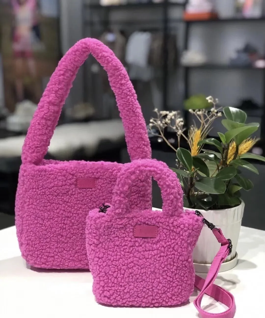 Rep Candy Color Plush Mini Handbags For Women Small... From ...