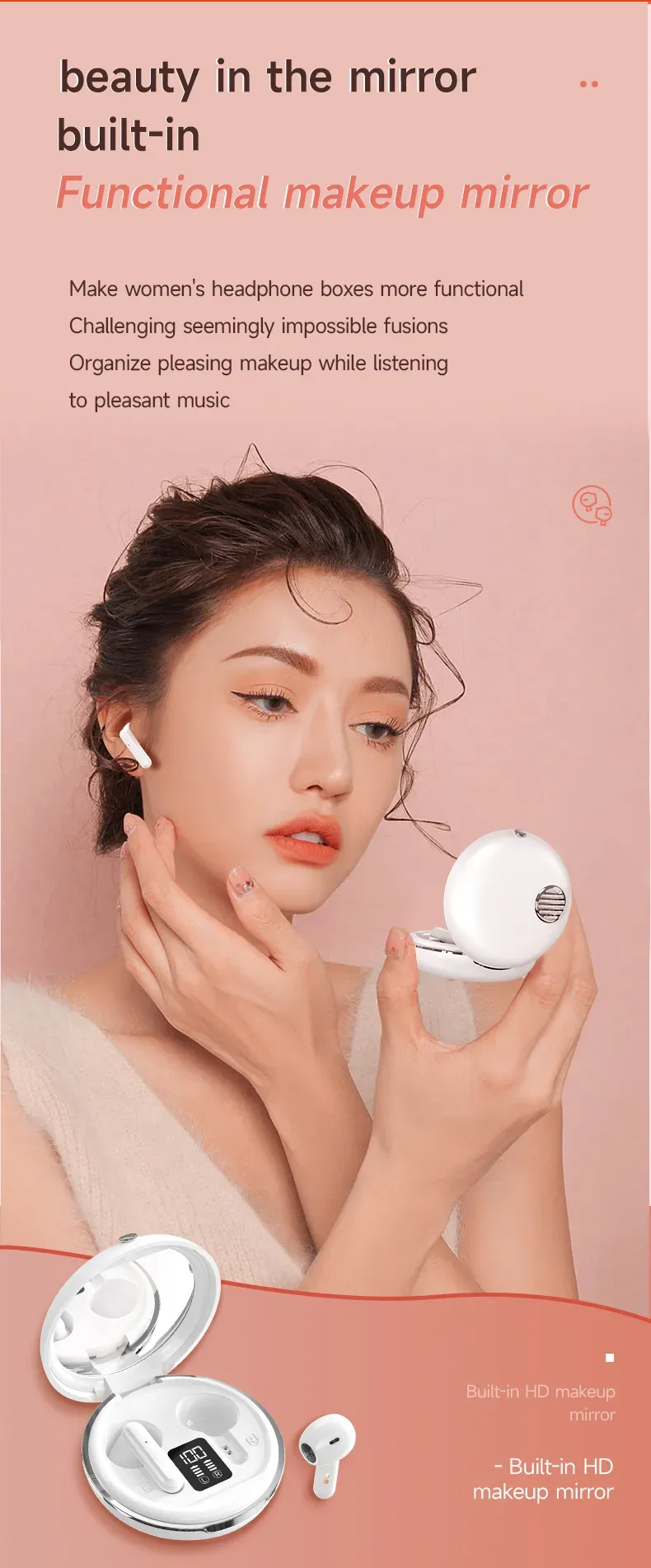 Suministro Al Por Mayor Auriculares Air S28 TWS Bluetooth, Auriculares Inalámbricos Espejo De ...