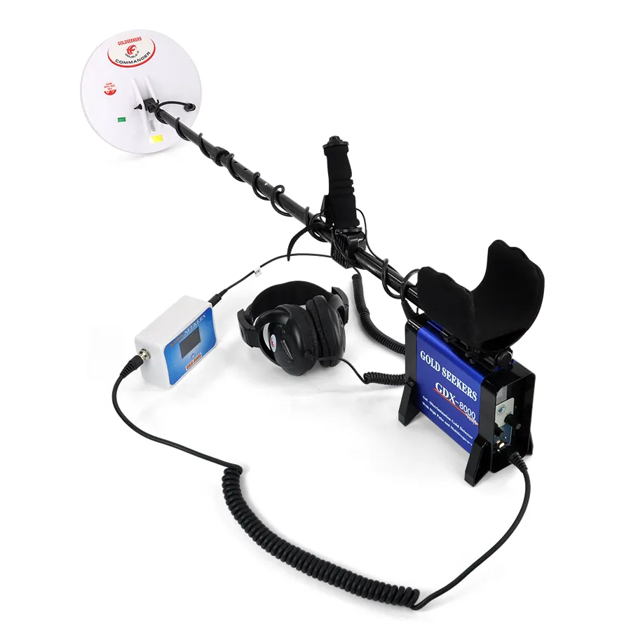 High-Sensitivity Metal Detector GDX8000 - Pulse Induction, LED Display ...