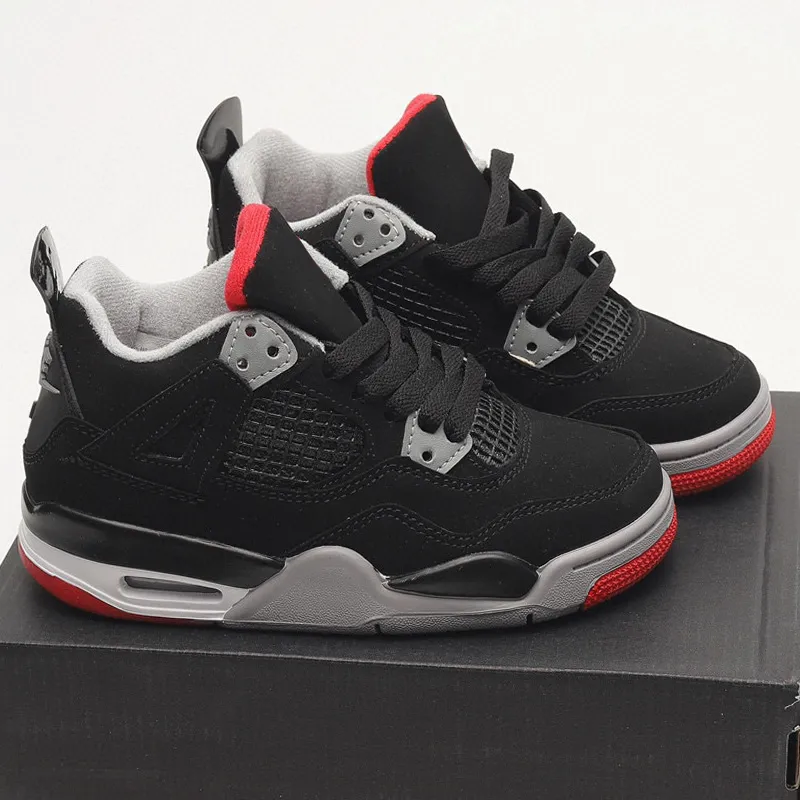 With Box 4S Kids Basketball Shoes Athletic Outdoor... From ...