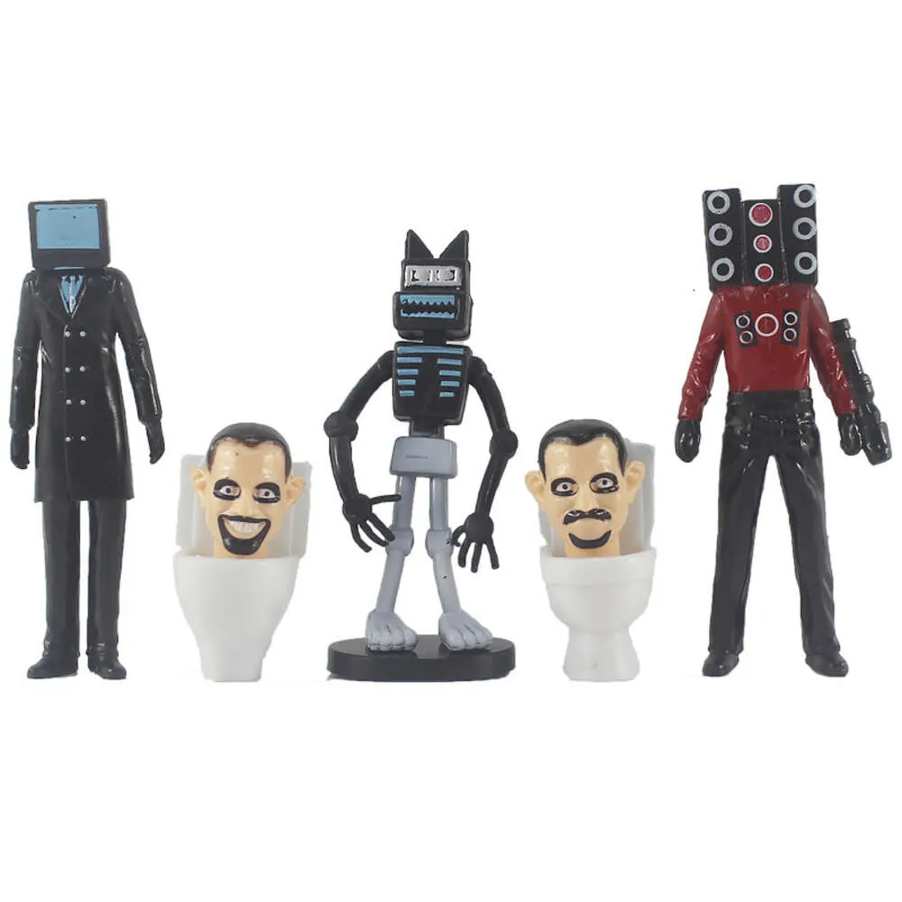Skibidi Toilet Man Camera Man Figure PVC Collectible Roblox Mascot Hire ...
