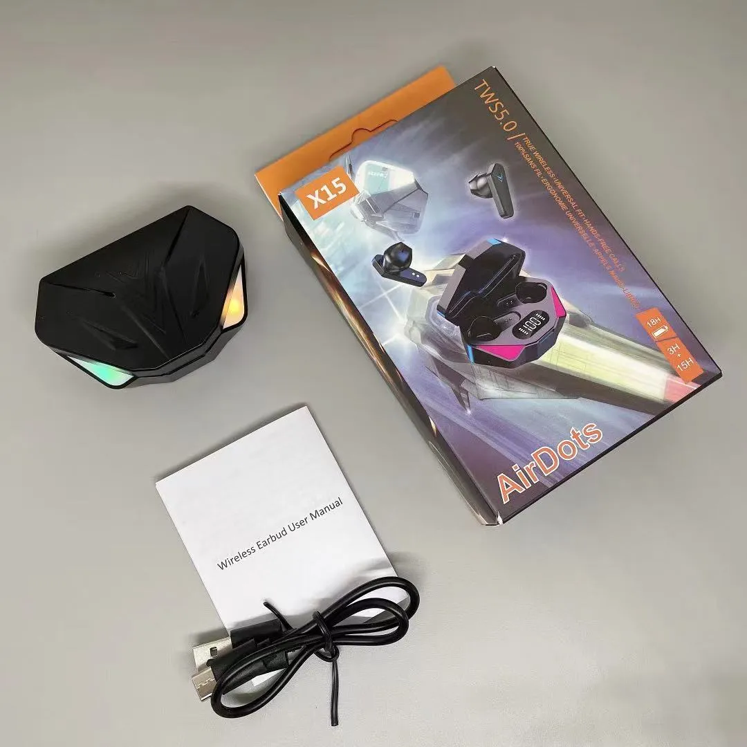 X15 TWS Wireless Earbuds: Wholesale Bluetooth 5.3 Earphones, Touch ...