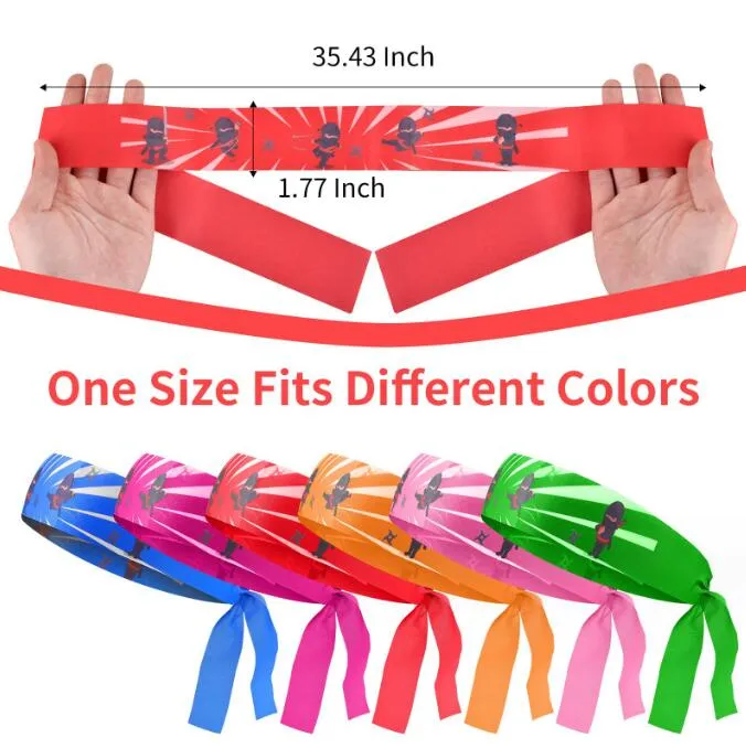 Kids Kung Fu Ninja Bandons 3D Impression Karate Samurai Training ...