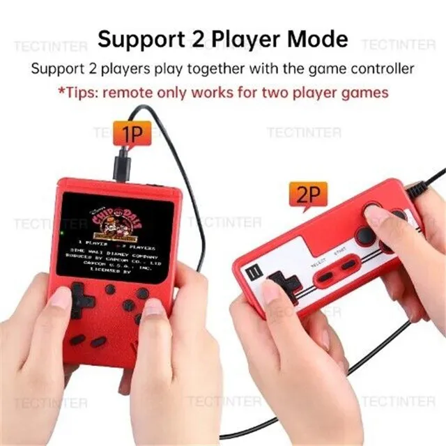 8 Bit Retro Game Console Mini Controller Handheld Portable Game Player, Micro USB, FC SUP Game ...