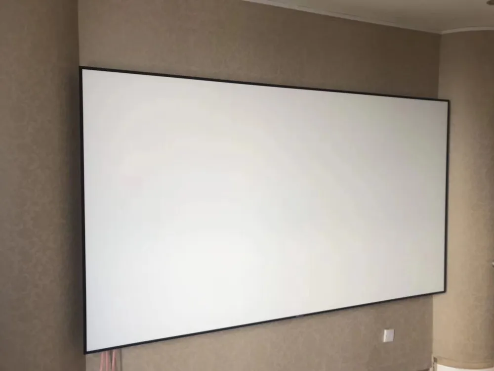 8K Projector Ready: 160 Inch Fixed Frame Projector Screen With Thin ...