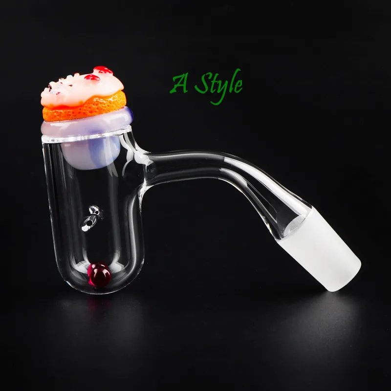Flat & Round Banger Spinner Nails Quartz Bong Accessories With Doughnut ...