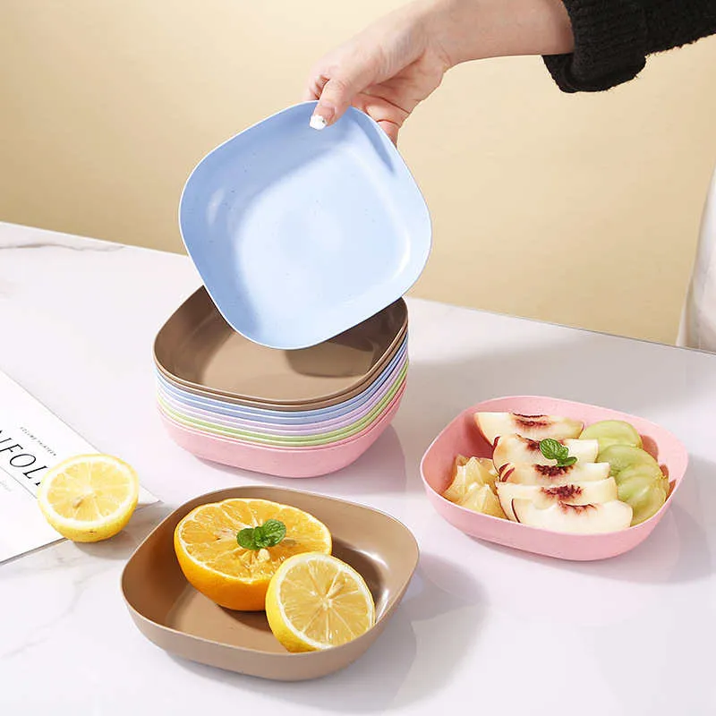 Eco Friendly Plastic Bone Dish Plate For Fruit Platter Round Saucer For ...