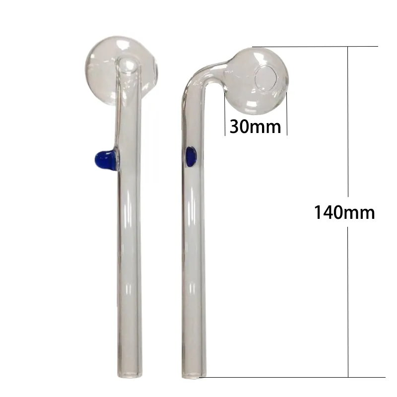 Pyrex Curved Oil Burner Pipe With Colored Stand 30mm Glass Bowls For ...