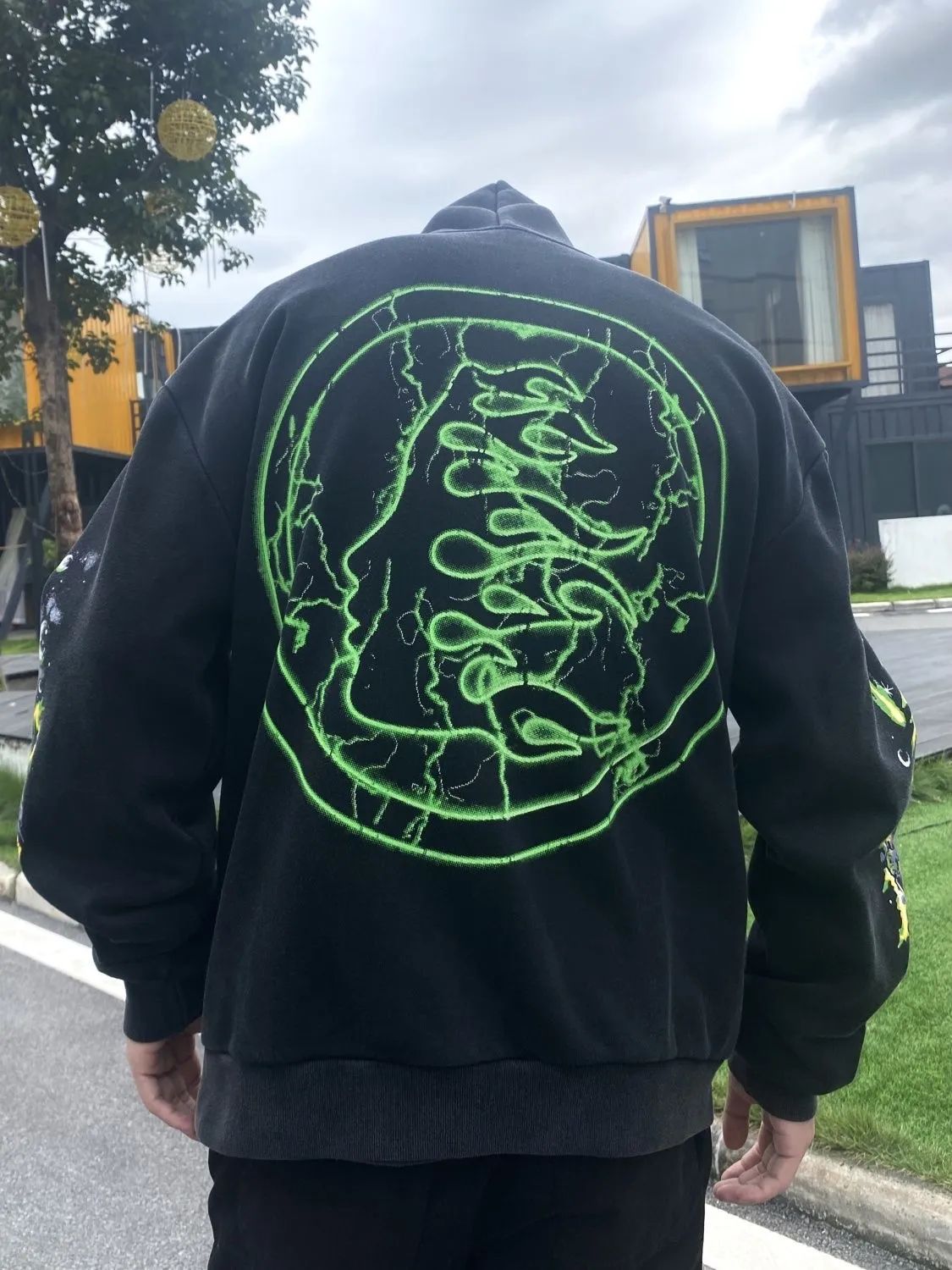 Hellstar Wash Water Do Old Graffiti Hip Hop Otoño/Invierno Suelto ...