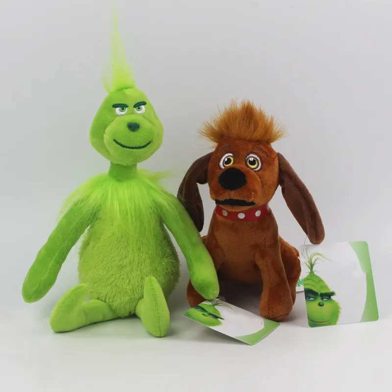 Grinch Plush Toys Cute Green Monster Stuffed Animal Dolls For Kids ...