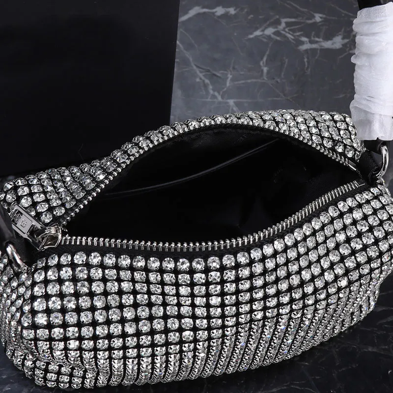 Mini Designer Purse Rhinestone Handbags, Chic Shoulder Bag, Luxury ...