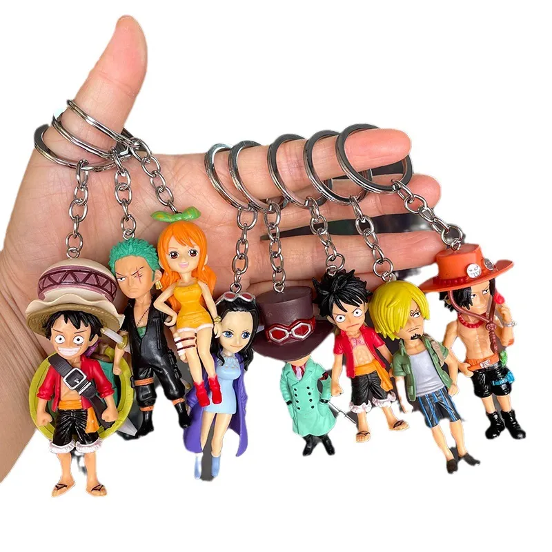 Kawaii Bulk Anime Car Llavero Luffy Chopper Doll Charm Llavero Venta Al ...