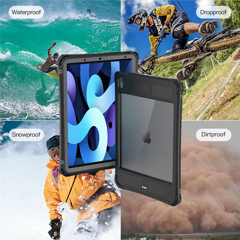 DHgate.com:IP68 Waterproof Clear Tablet Case for iPad Air 4/5 10.9 ...