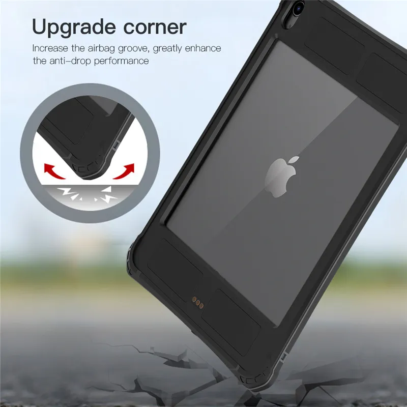 DHgate.com:IP68 Waterproof Clear Tablet Case for iPad Air 4/5 10.9 ...