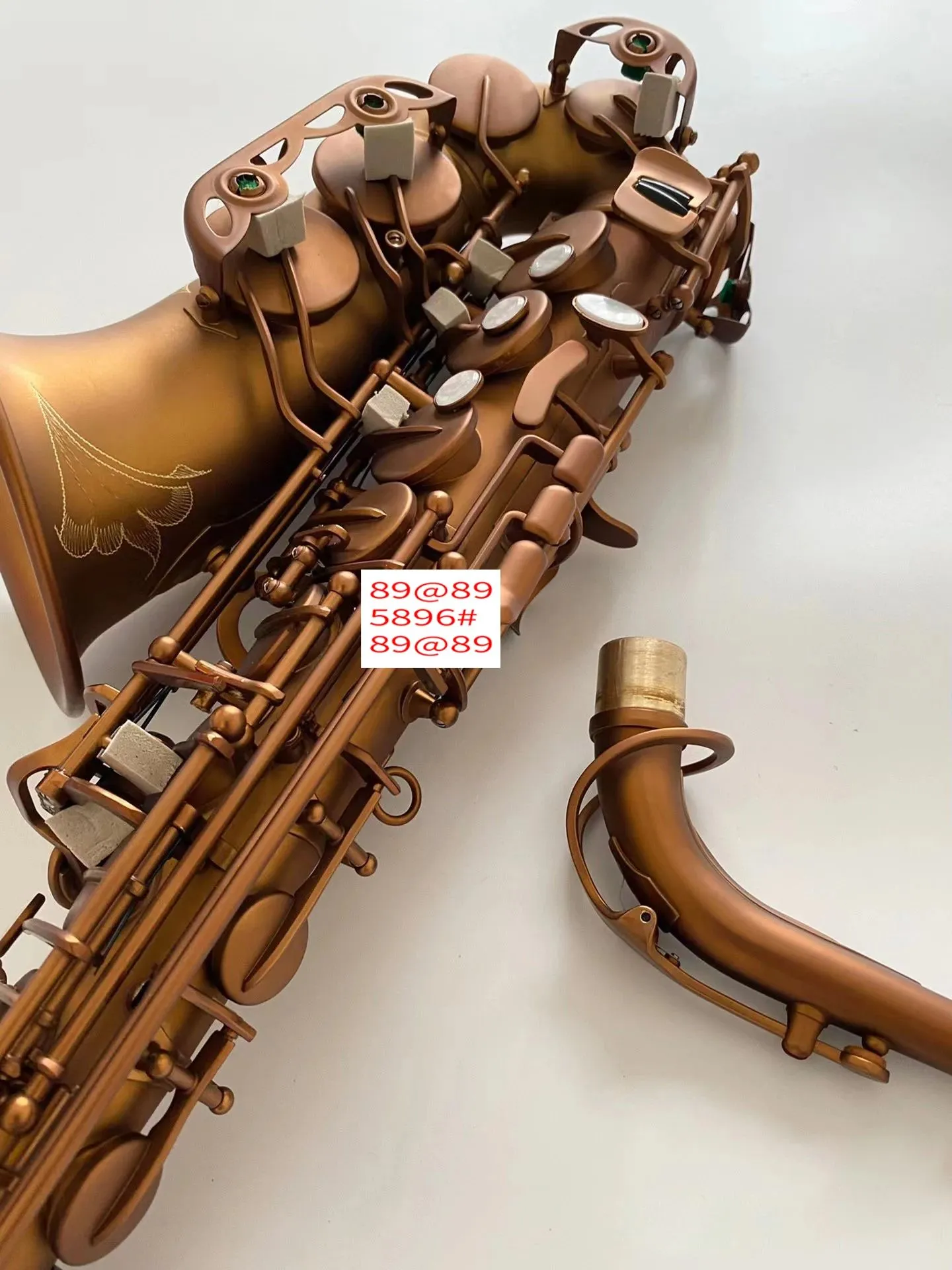 Professional Alto Saxophone - Gold Plated, E-Flat, Matte Finish, Brass ...