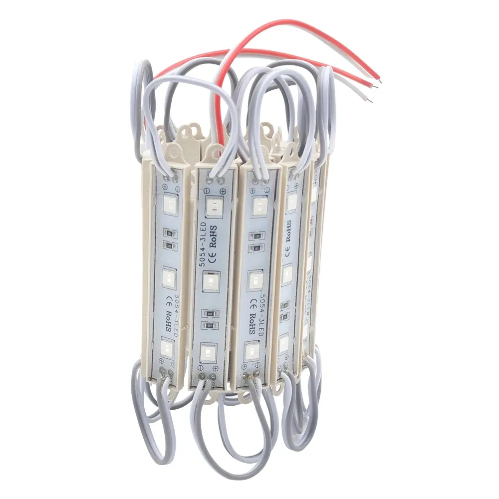 Waterproof LED Strip Lights Outdoor: 12V LED Modules, SMD 5054, 3 LED ...