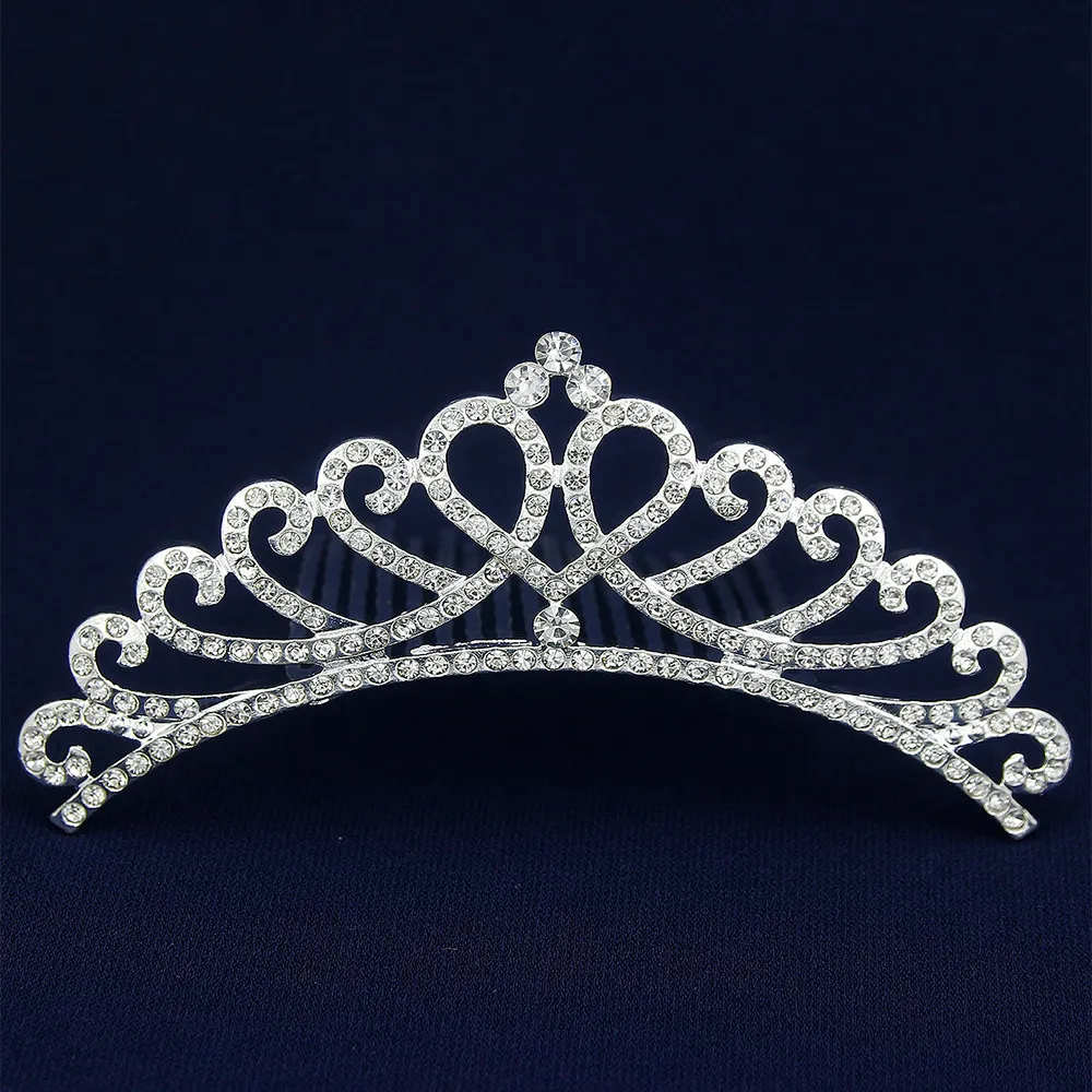Sparkling Rhinestone Princess Crown Headband - Versatile Hair ...