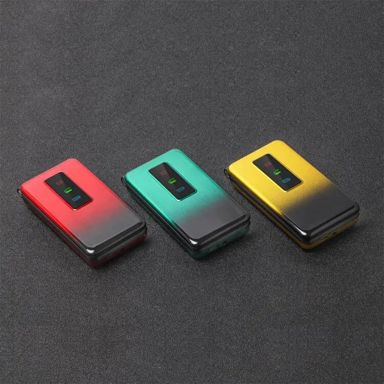 Flip-Top Mobile Phone for Elderly, Dual-Screen, Large Button, Caller ID ...