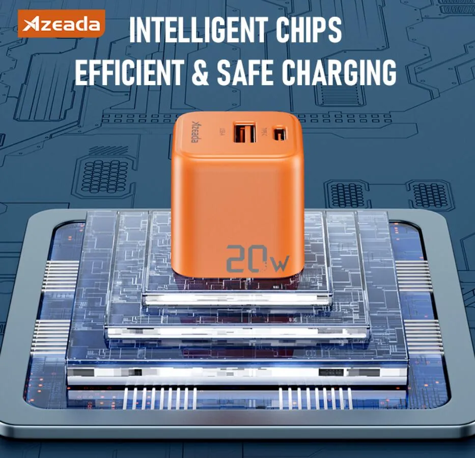 Euro Power Adapter 30W Gan USB C Fast Charging Adapter With 20W PD ...