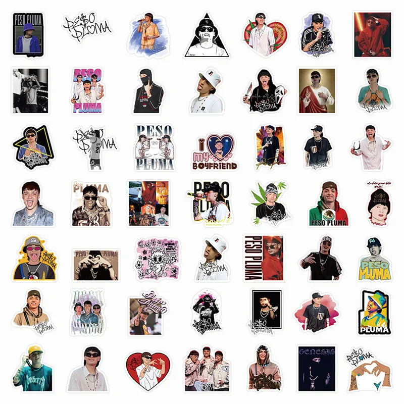 Mexican Stickers Peso Pluma Rapper Graffiti Stickers... From ...