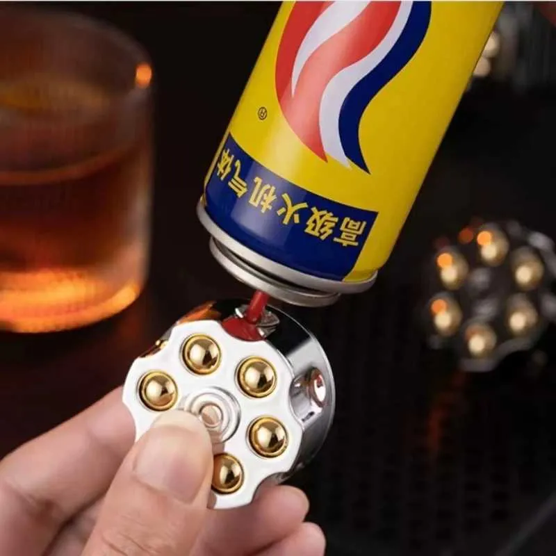 Creative Bullet Lighter: Electroplated Mirror, Windproof Butane Lighter ...