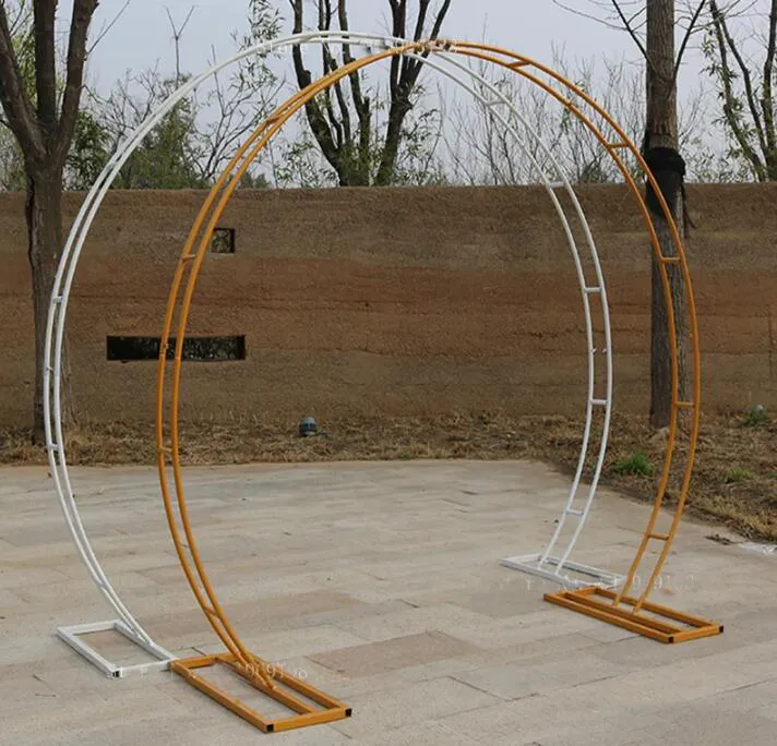 Wedding Balloon Arch Metal Double Round Ring Arch Frame For ...