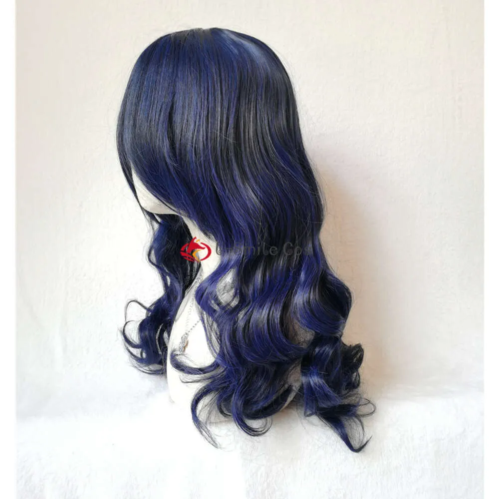 Yandere Simulator Oka Ruto Cheshire Catsuit 50cm Long, Blue/Black Curly ...