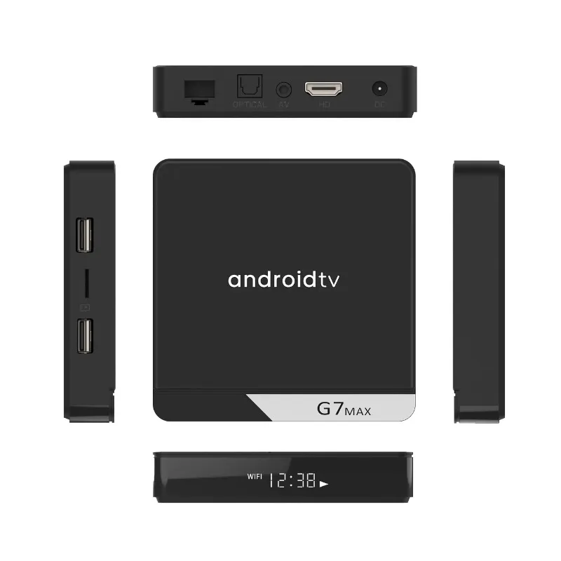 SmartBox TV Box Android TV Box G7 Max: 4 Go 32 Go Android 11 Lecteur ...