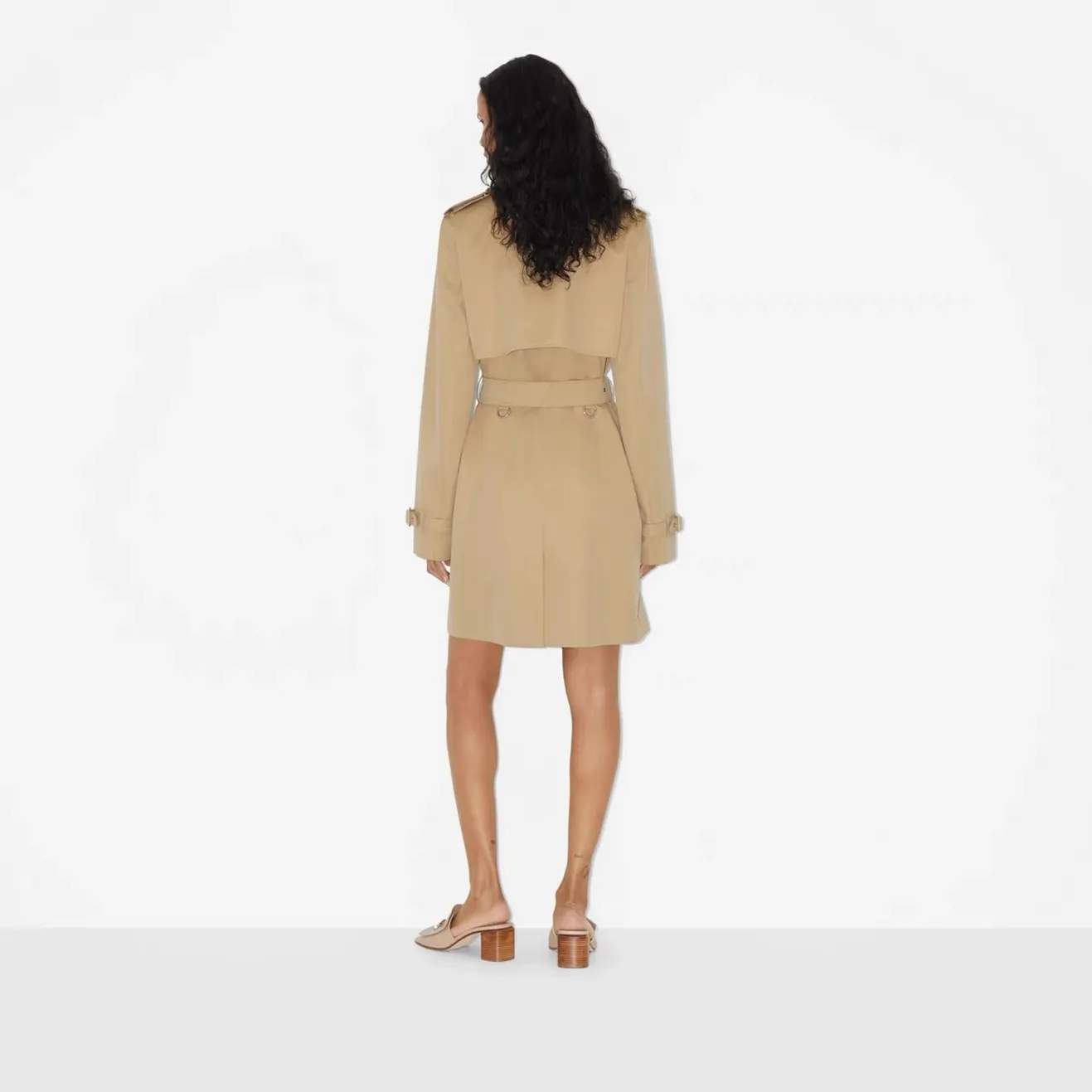 Designer Womens Long English Trench Coat BUR & BERRY Windbreaker Jacket ...