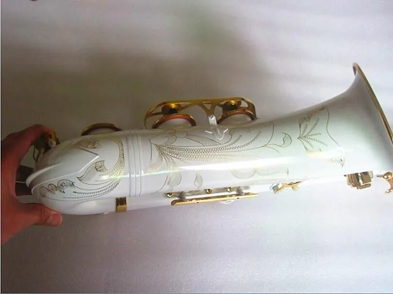 Tenor Saxophone T-992 B flat Brass Body with Gold Lacquer Surface and ...