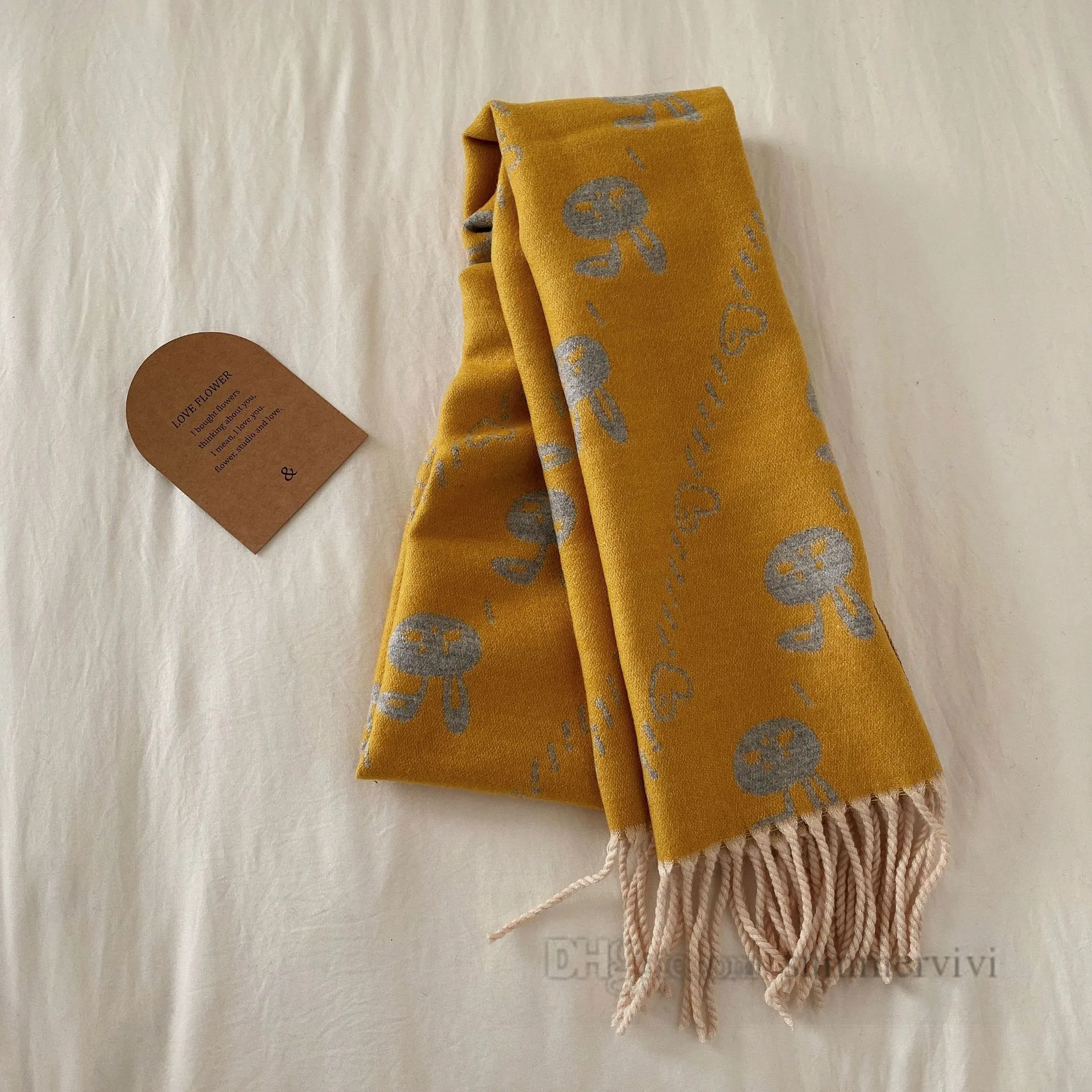 DHgate.com:INS Kids Cashmere imitation scarves fashion girls boys cute ...