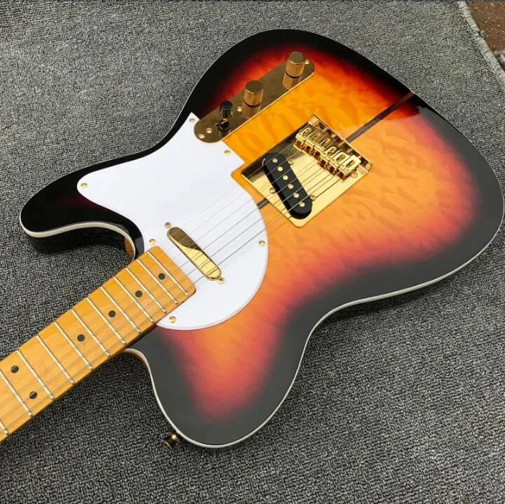 Merle Haggard Tuff Dog Guitar: 3 Tone Sunburst ، القيقب المبطن ...