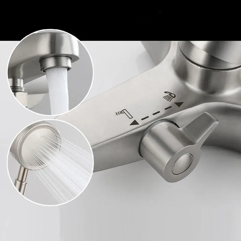DHgate.com:Bathroom Shower Head Faucet, Stainless Steel Mixer Tap, Cold ...