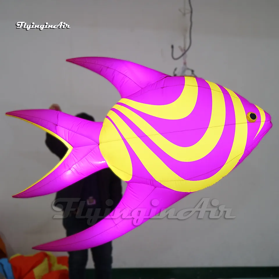 Wholesale 2m LED Inflatable Tropical Marine Fish Inflatable Balloons ...