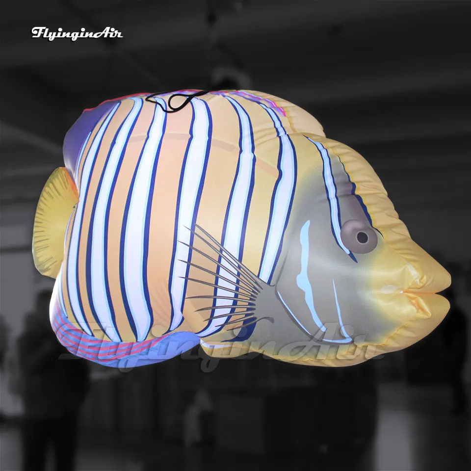 Fish Aquarium Lights, Inflatable Fish Balloon With Lights: 2m Hanging ...