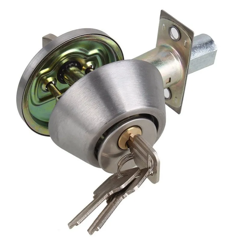 Chrome Stainless Steel Single Cylinder locks and deadbolts for Home ...