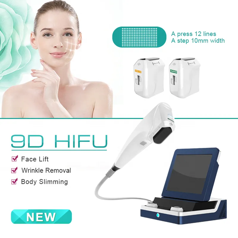 2024 Latest 9D HIFU Machine With 12 Lines Advanced Anti Wrinkle Face ...