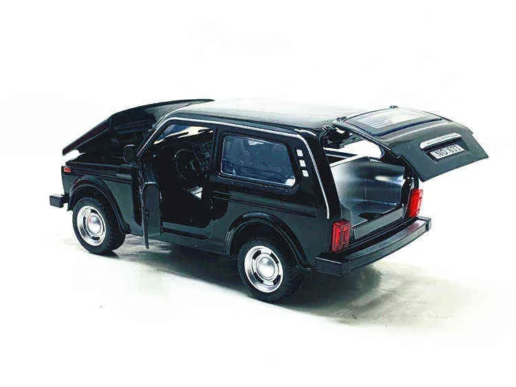 Diecast 1/32 Russian LADA NIVA Alloy Model Toy Cars, Metal Casting Pull ...
