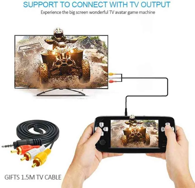 ANBERNIC PAP KIII Handheld Console, 64Bit 4.3inch 3000s K3 Retro Video ...