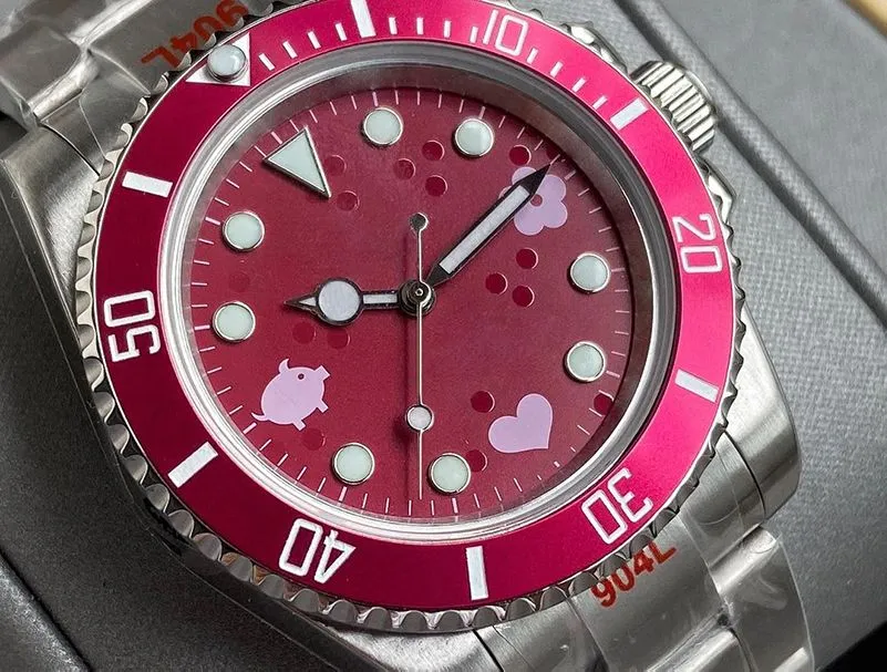 Men's 41mm Automatic Mechanical Ceramic Watch With Stainless Steel ...