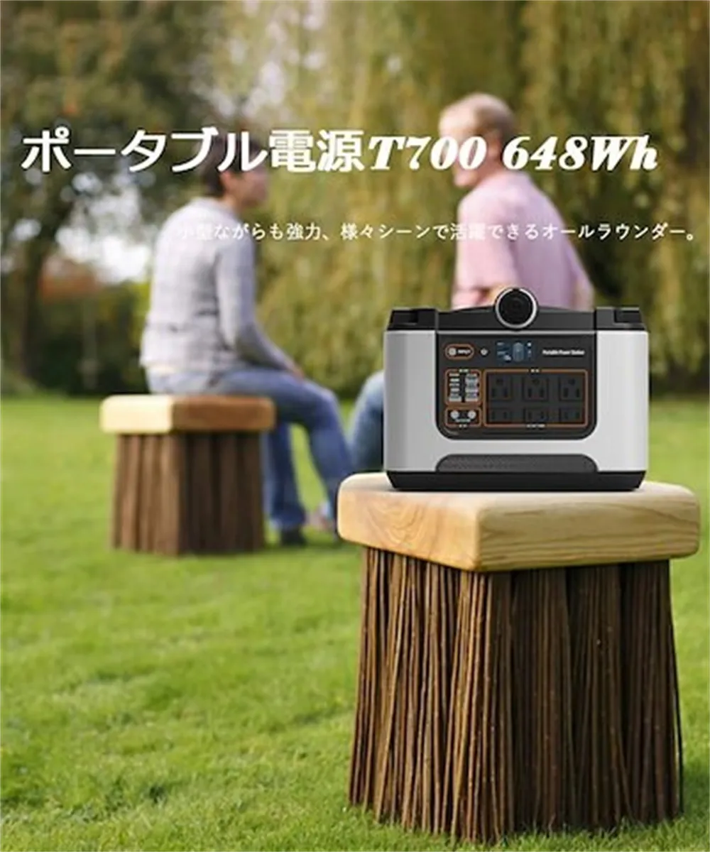 Japan Ship 700W Portable Generator 648Wh / 180000mAh Power Station ...