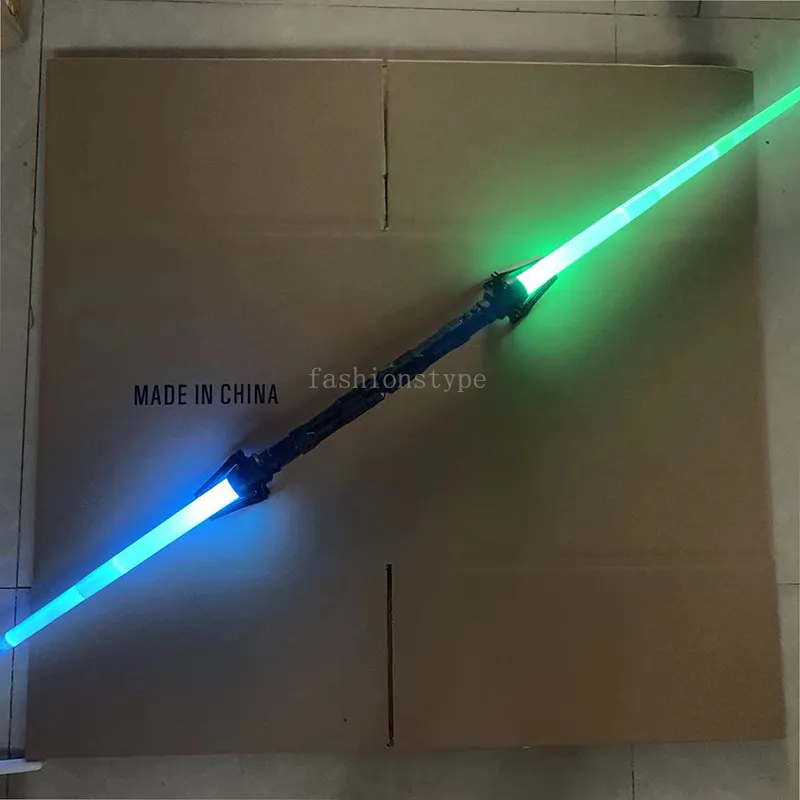 2 In 1 LED Laser Sword And Lightsaber With Color Retractable Induction ...