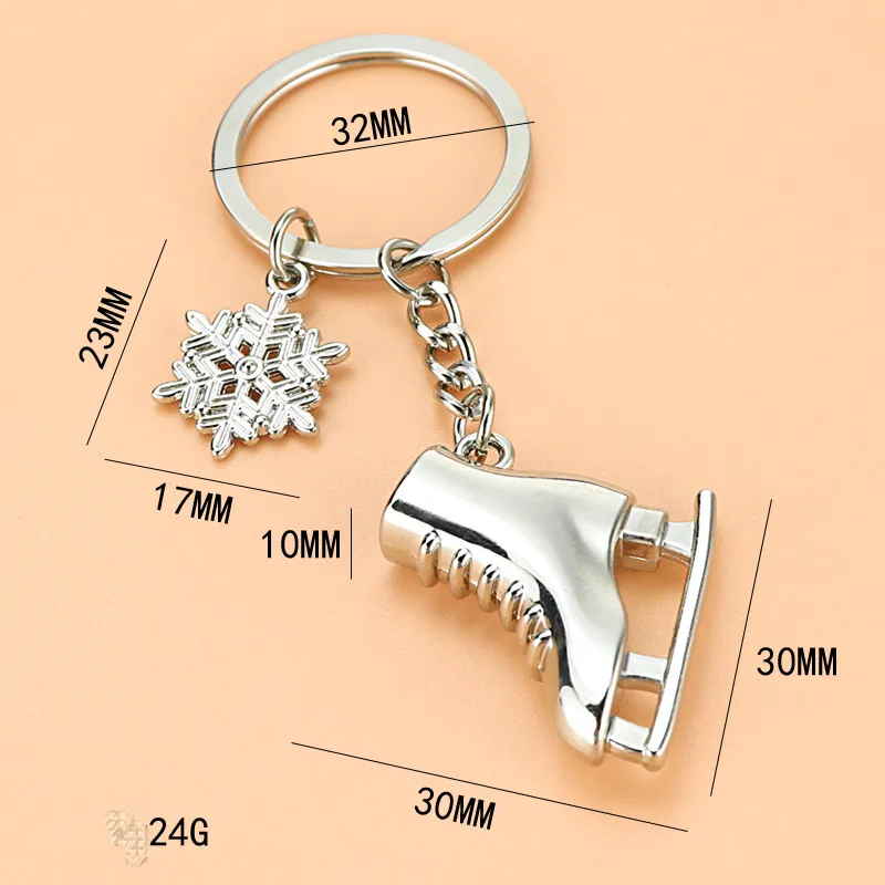 Ski Resort Sports Skate Keychain Pendant, Zinc Alloy Car Keyring 2024 ...