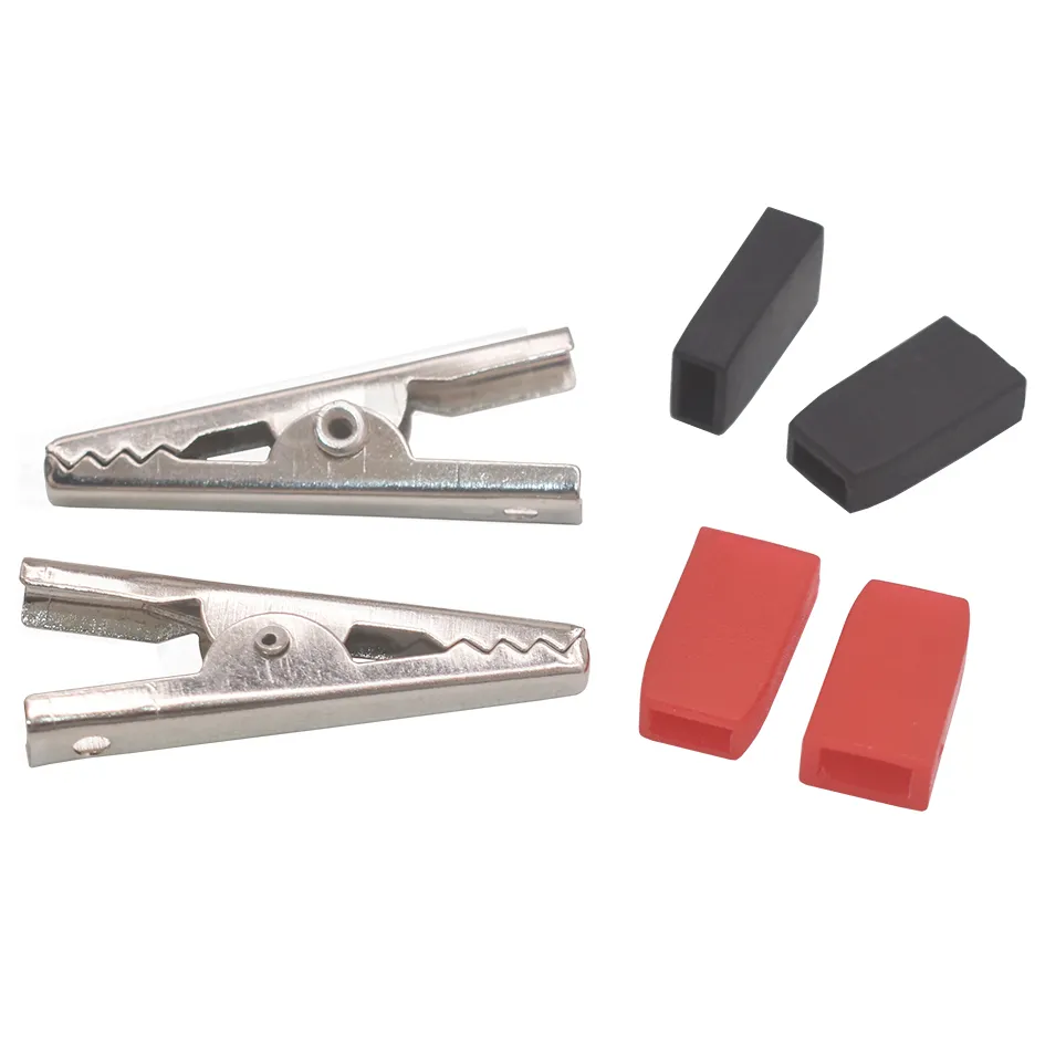 30mm Alligator Clips Black Red Plastic Coated Mini... From Mose, $32.49 ...