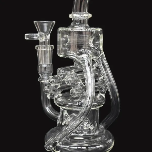 Premium 8.8 Inch Recycler Dab Rig With Thick The Glass, 14mm Bowl, And ...
