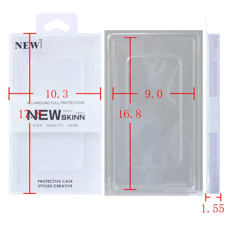 Universal PVC Plastic Phone Case Retail Box with Inner Insert for 5.7-6 ...