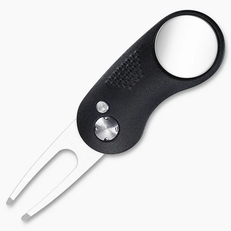 Golf Divot Tool Stainless Steel Foldable With Pop Up Button ...