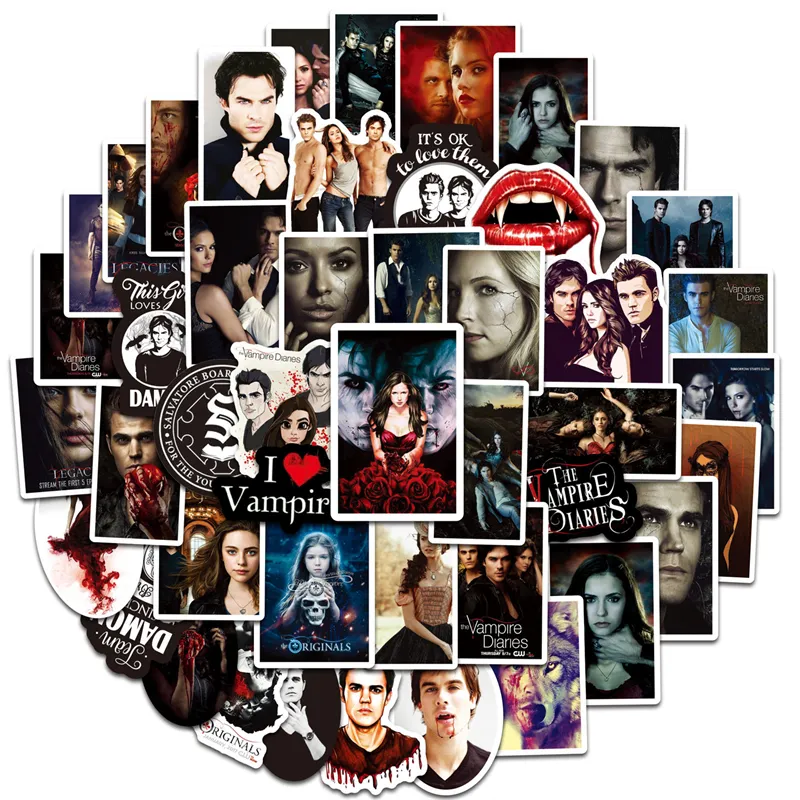 Vampire Diaries Logo Sticker