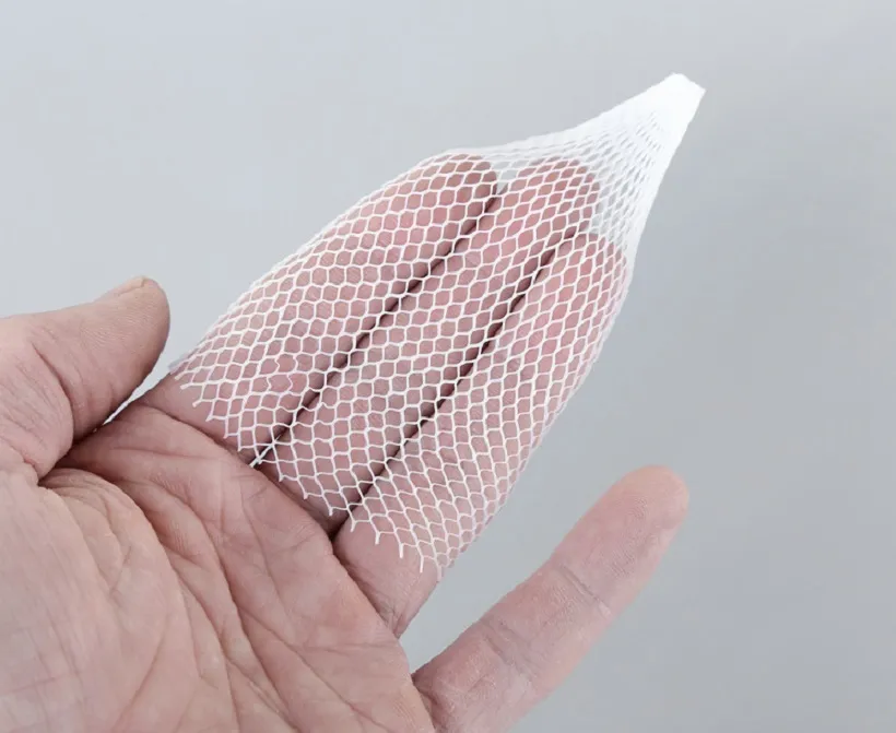 Makeup Brush Protective Nets 1cm Wide White Plastic Mesh Sheaths ...